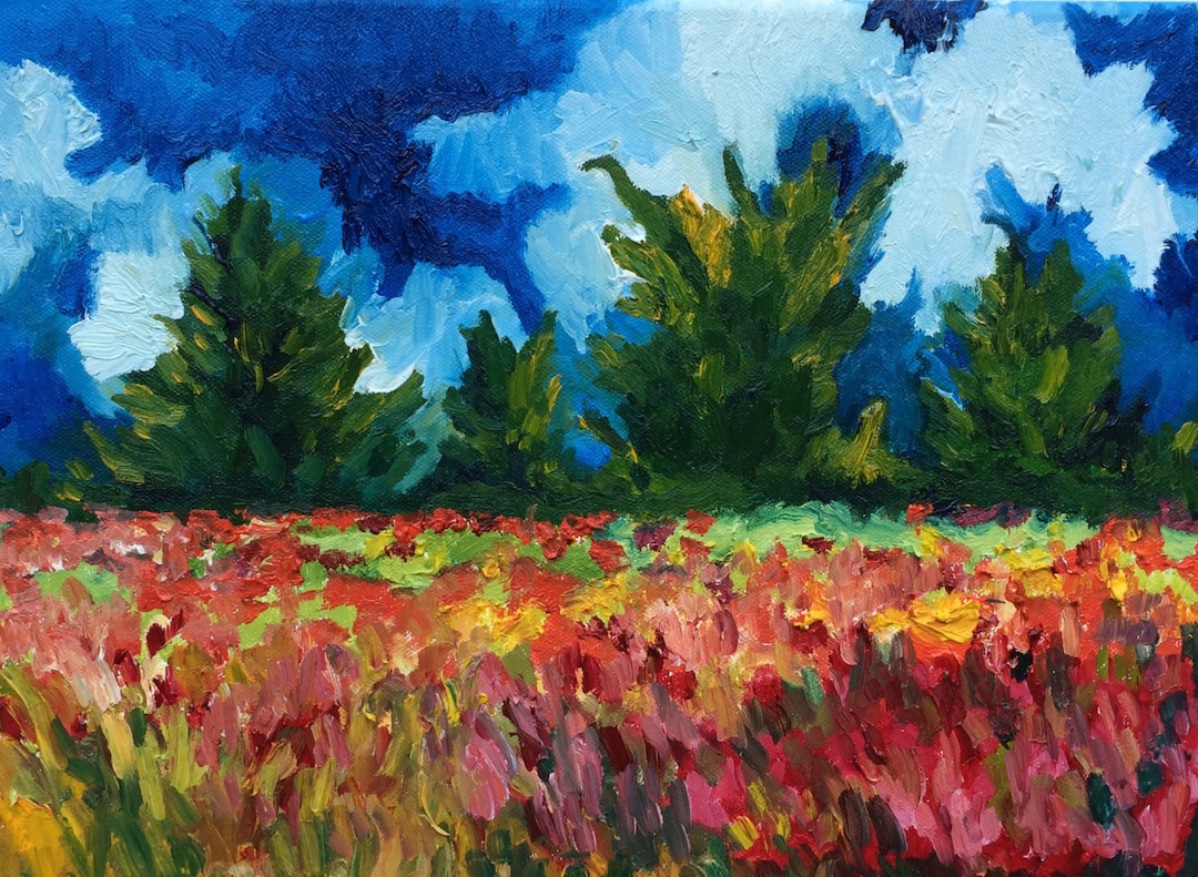 Wall Art, Original Painting, Oil Painting, Home Decor, Landscape ...