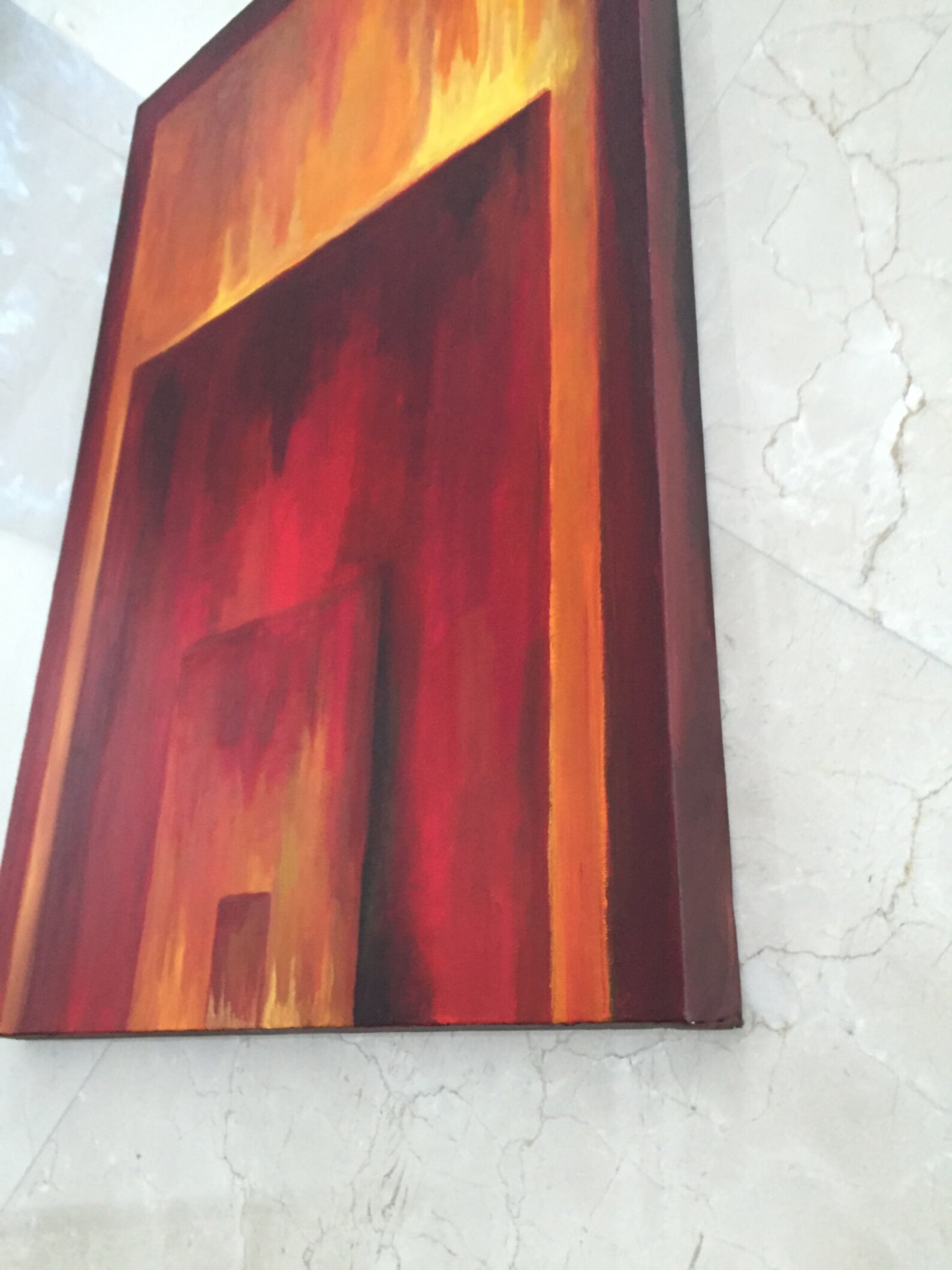 Red Painting, Red Abstract, Art, Contemporary Art, Red Art, Modern ...