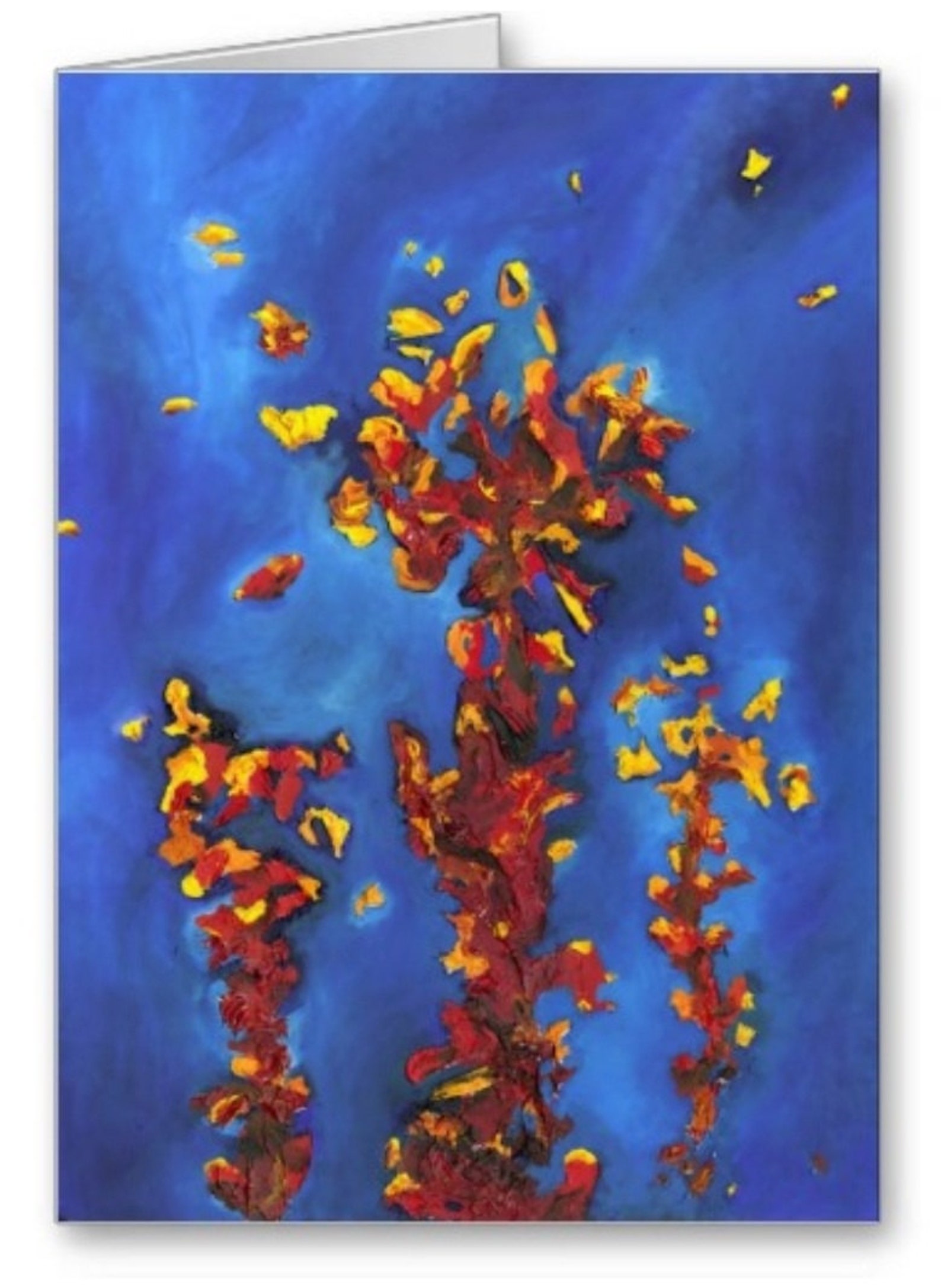 Pack of 9, Note Cards, Artistic Cards, Purple Cards, Blue Cards, Red ...