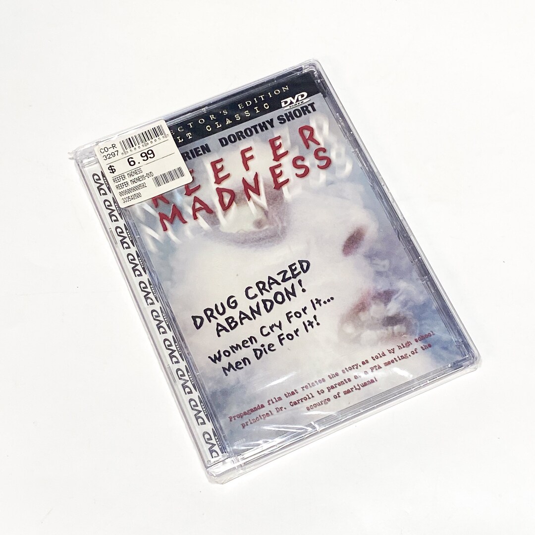 Reefer Madness DVD Movie - NEW Sealed DVD Film - Vintage Classic Movie ...