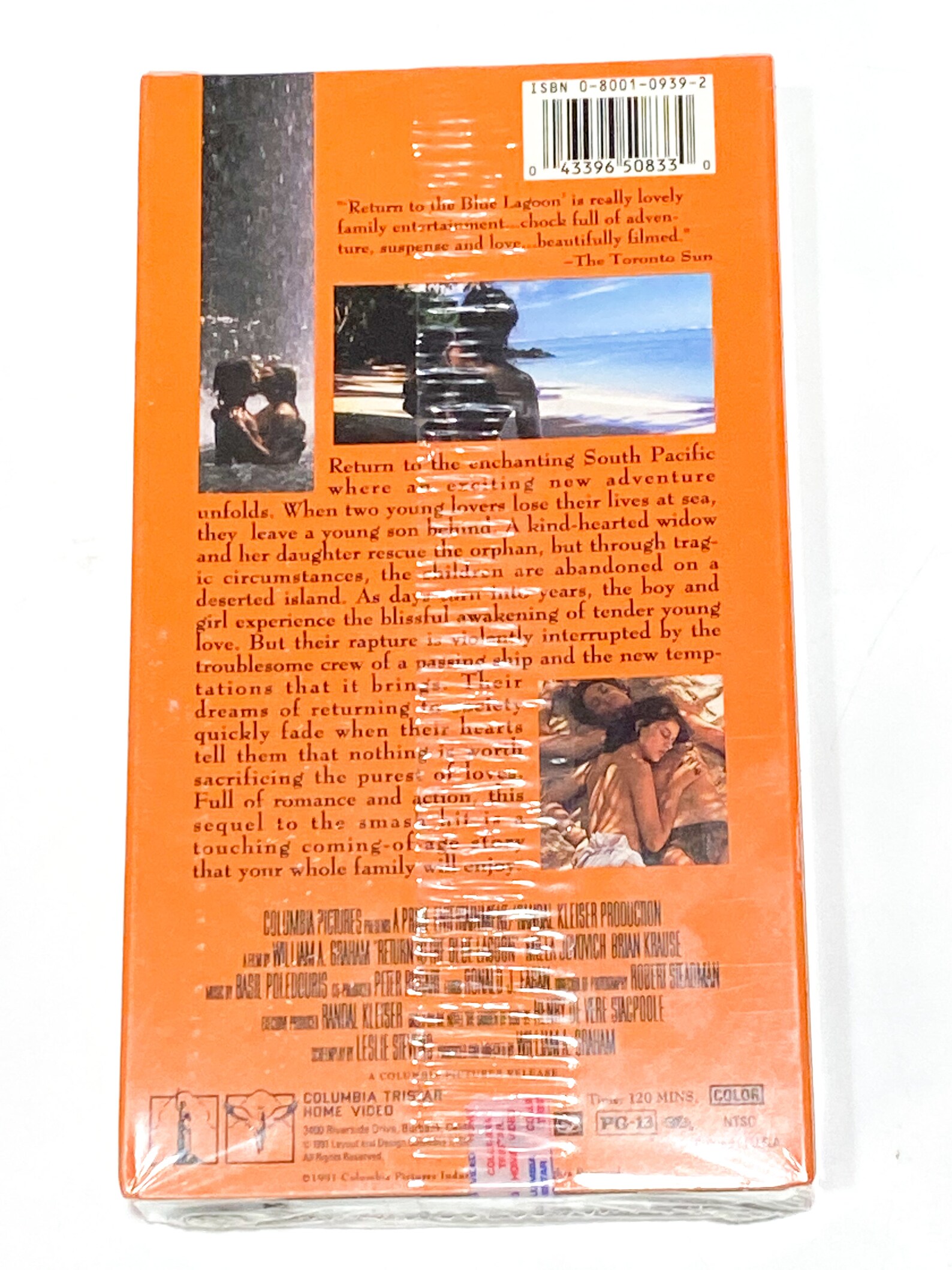 Return to the Blue Lagoon Sealed New VHS Movie VCR Tape | Etsy