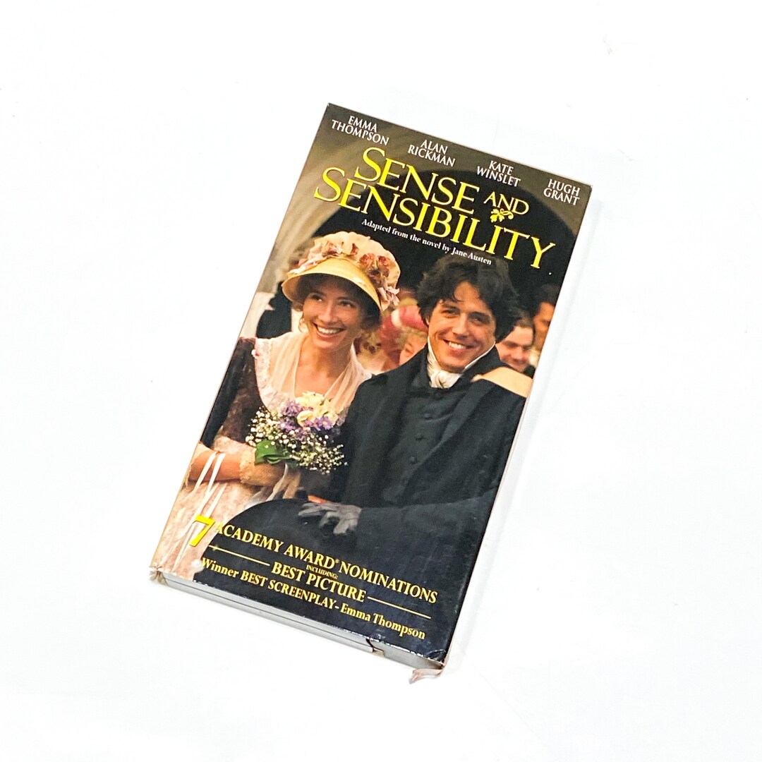Sense and Sensibility VHS Movie VCR Tape Video Cassette Tape Cult ...