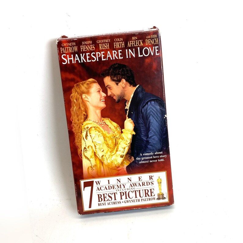 Shakespeare in Love VHS Movie Film Video Cassette - Etsy