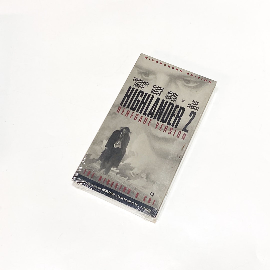 Highlander 2 Renegade Version Director's Cut - New Sealed VHS Movie ...