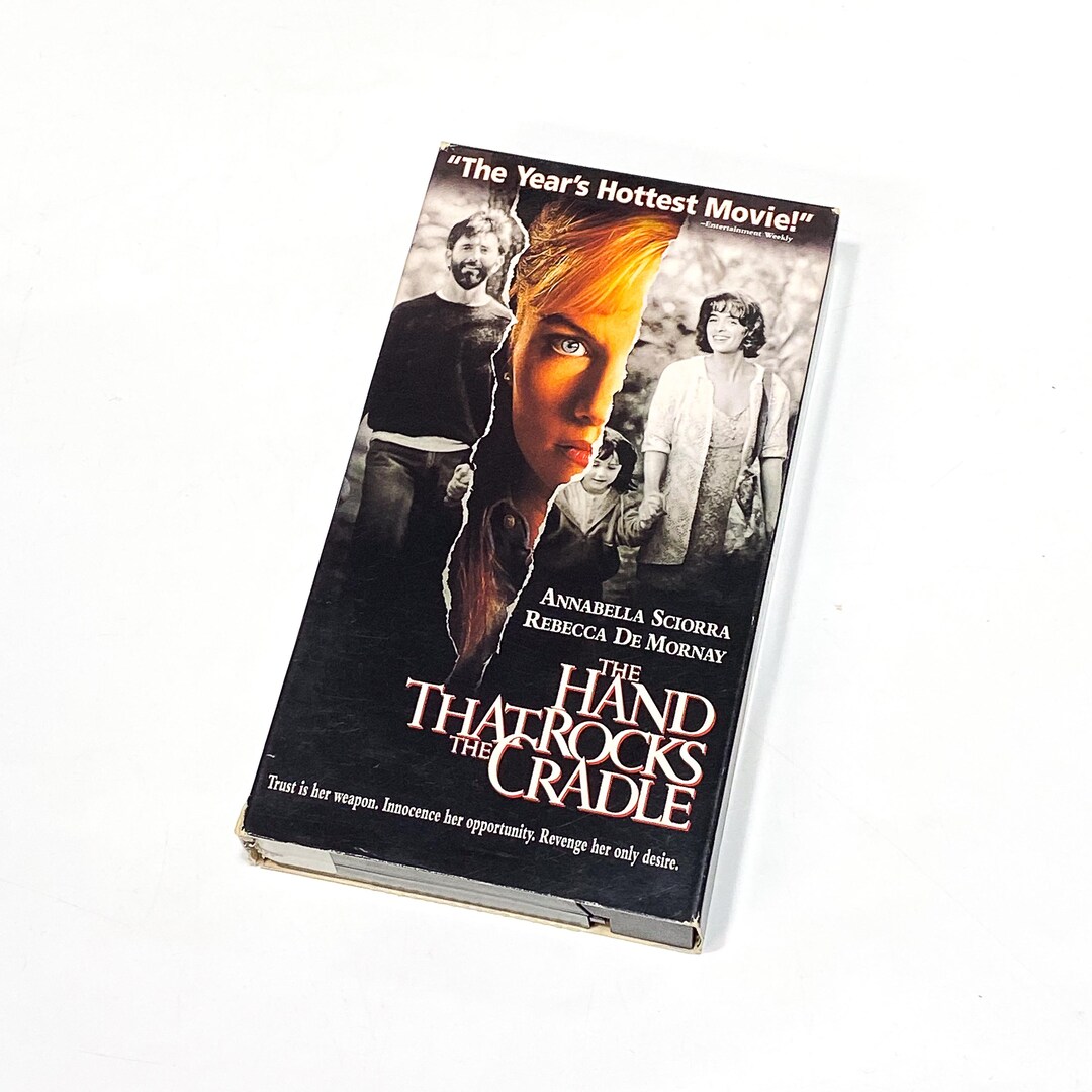 The Hand the Rocks the Cradle - VHS Movie - VCR Tape - Vintage Movie ...