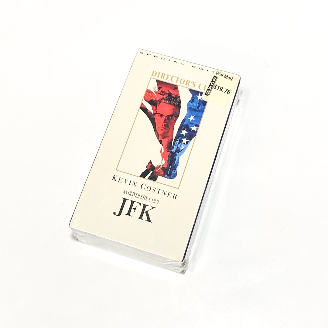 JFK - VHS - Oliver Stone Movie - VCR Tape - Video Cassette Tape - Cult ...