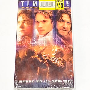 Timeline Paul Walker New Sealed VHS Movie VCR Tape Video Cassette Tape ...