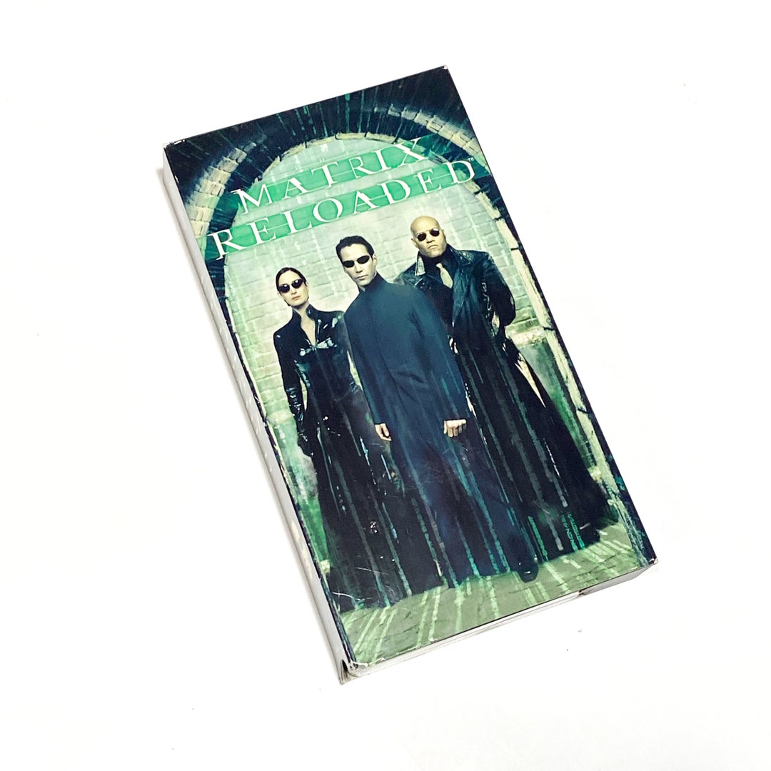 Matrix Reloaded VHS Spectacular Science Fiction Action Sequel Pre-owned ...