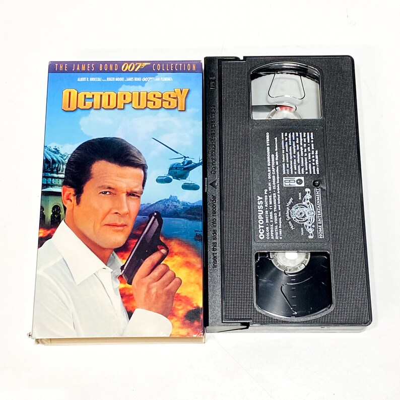 Octopussy VHS Tape: Pre-owned James Bond Movie, Cult Classic - Etsy