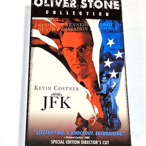 JFK VHS Oliver Stone Kevin Costner - Vintage VHS Tape - Rare Nostalgic Retro Film - Cult Classic ...