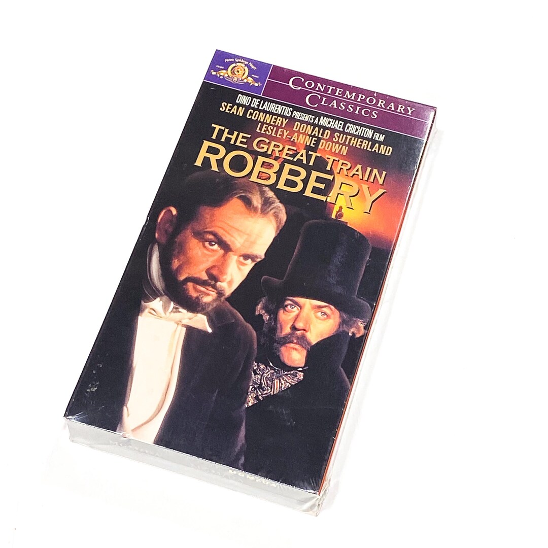 The Great Train Robbery - New Sealed VHS Movie - Sean Connery - VCR ...