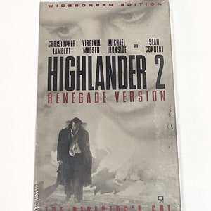 Highlander 2 Renegade Version Director's Cut - New Sealed VHS Movie ...