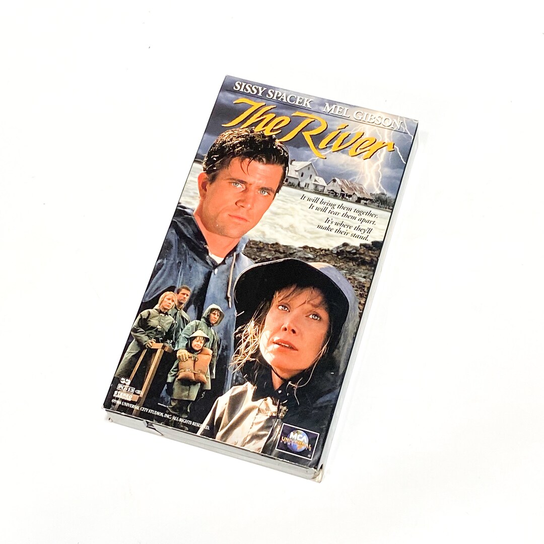 The River - VHS - Mel Gibson Movie - VCR Tape - Video Cassette Tape ...