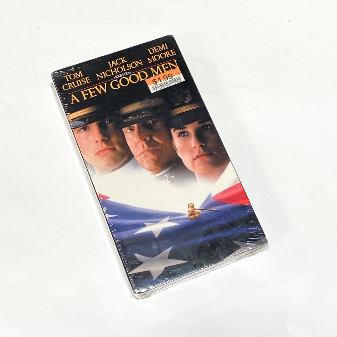 A Few Good Men - Tom Cruise VHS Movie - VCR Video Tape - Cult Classic ...