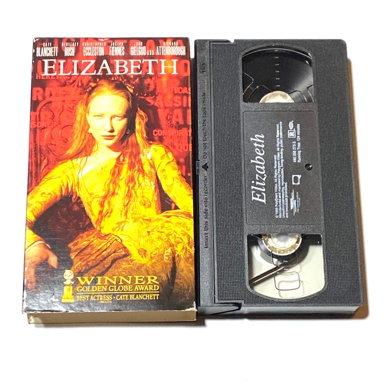 Kate Blanchett Elizabeth VHS Movie Film Video Cassette | Etsy
