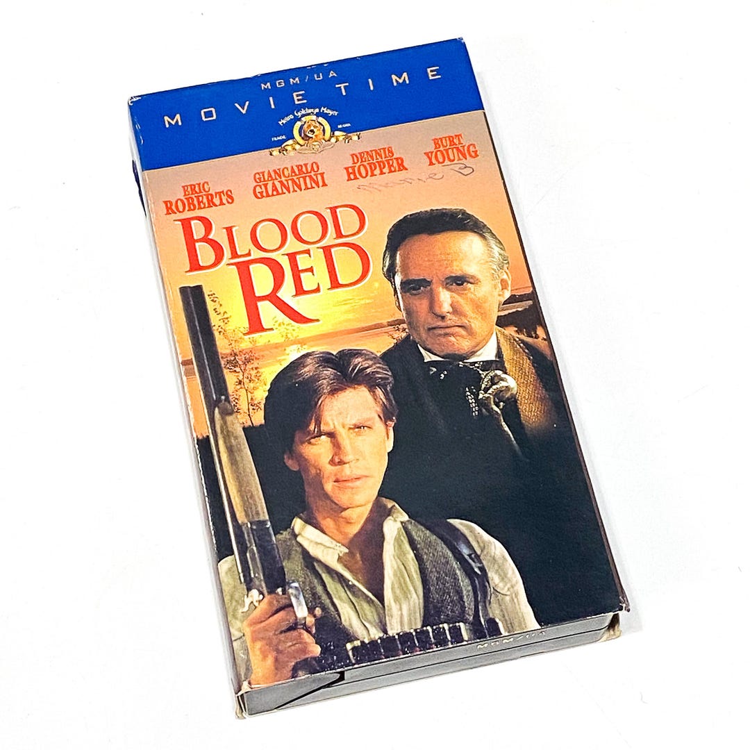 Blood Red - Dennis Hopper - Eric Roberts - VHS Movie - VCR Tape ...