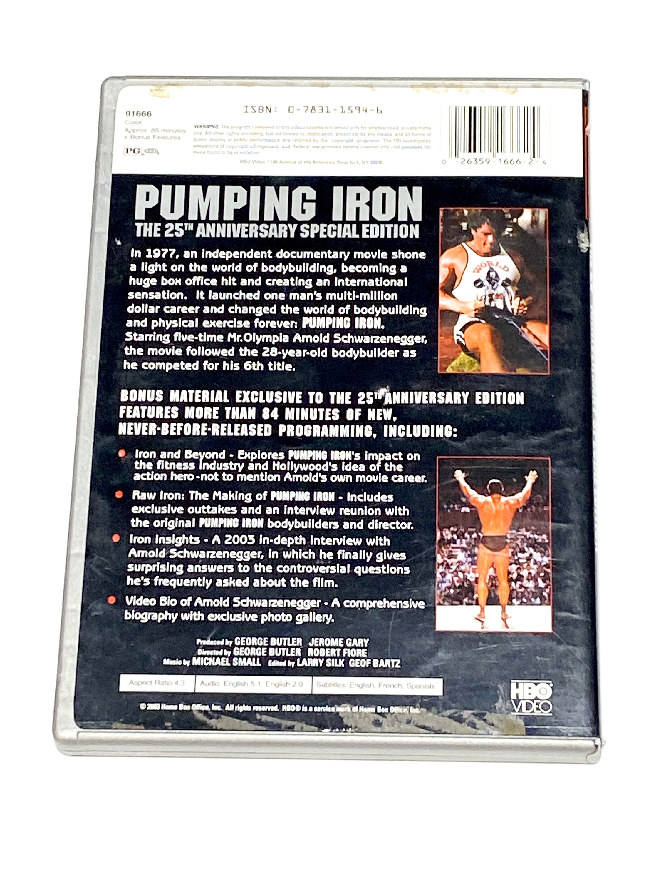 Pumping Iron DVD Arnold Schwarzenegger Body Building - Etsy