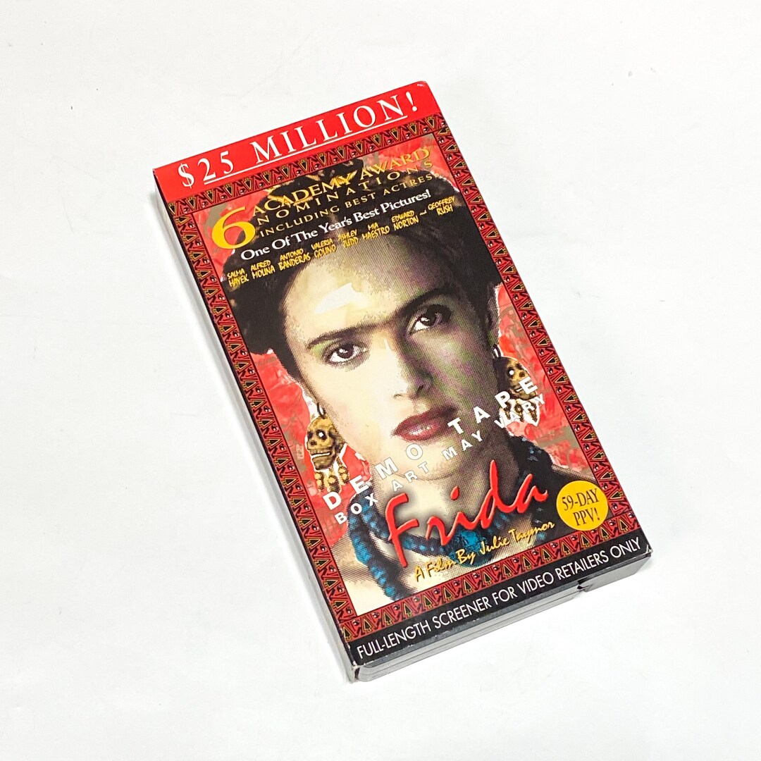 Frida Kahlo - VHS Movie - VCR Video Tape - Cult Classic Film - Video ...