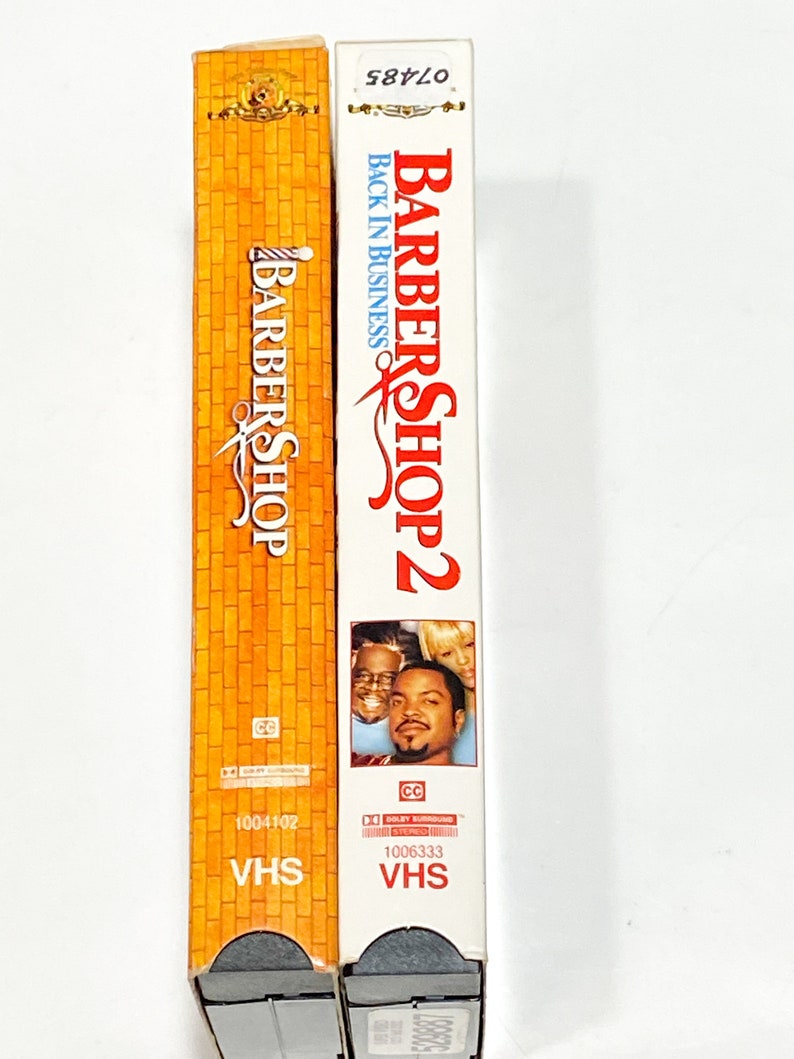 Barbershop 1 & 2 VHS Lot of 2 Ice Cube Movie VCR Tape | Etsy