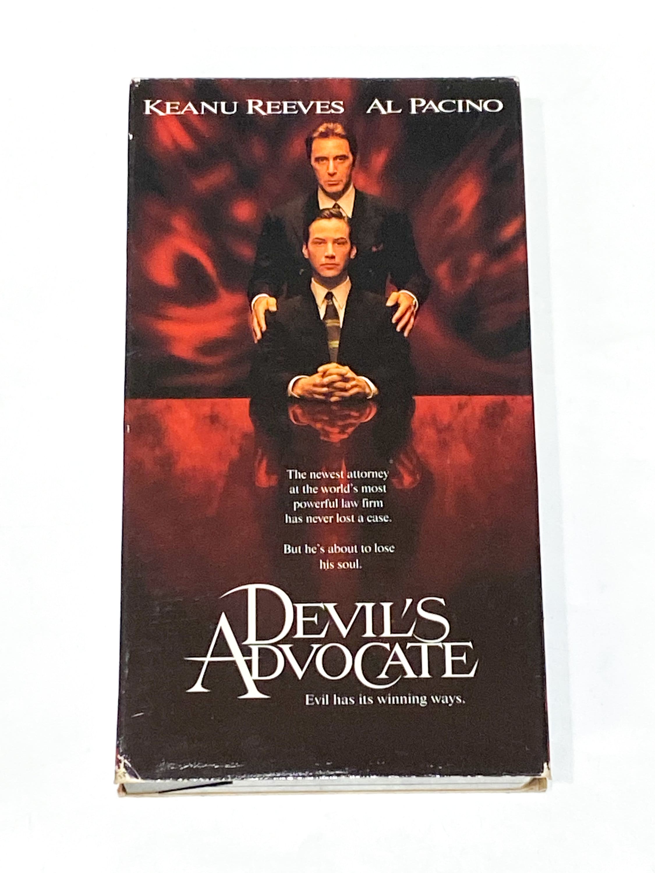 Devils Advocate Keanu Reeves VHS Movie VCR Tape Cult Classic Film Video ...
