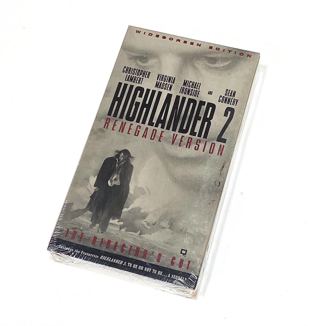 Highlander 2 VHS Tape: New Sealed Retro Movie (vintage Collectible) - Etsy