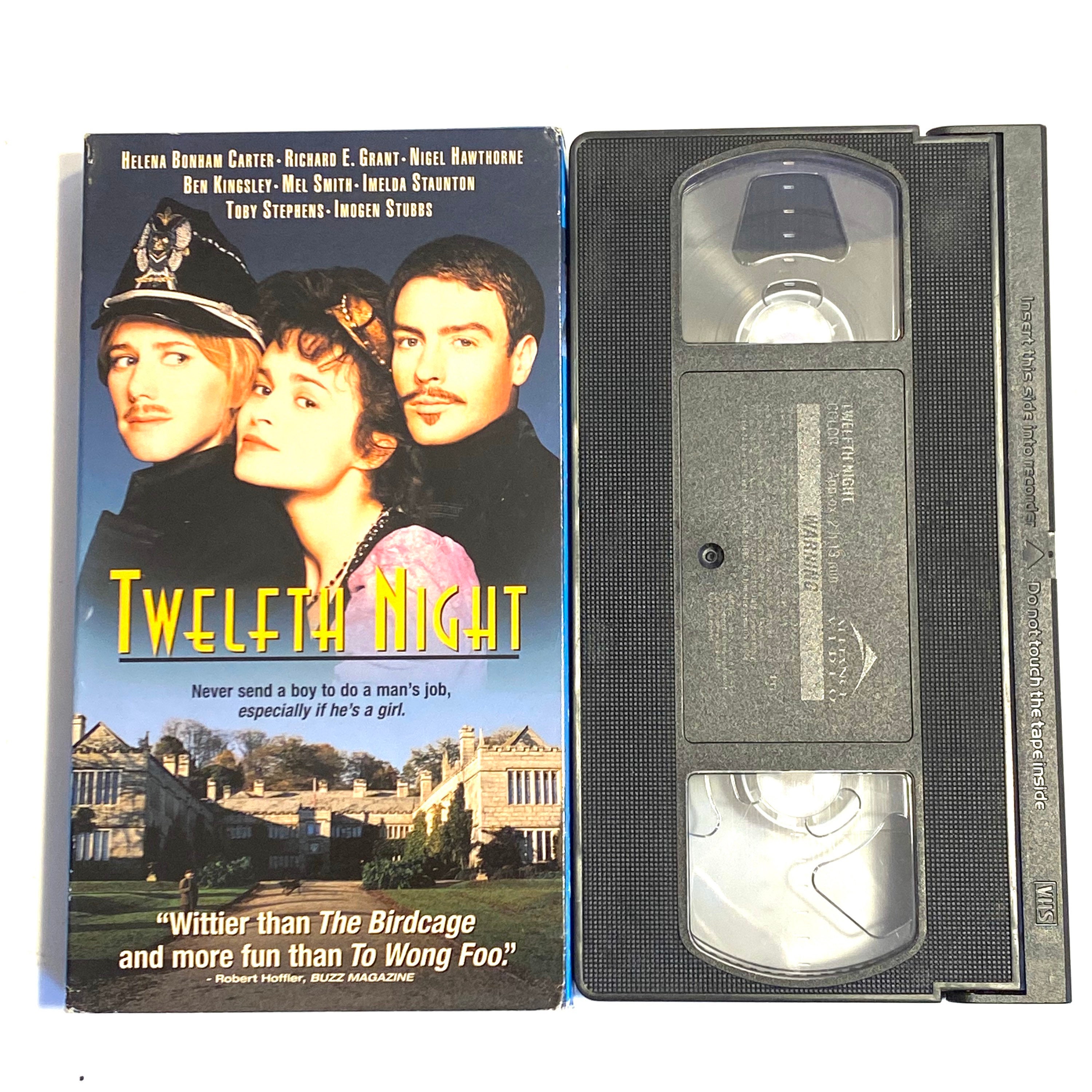 Twelfth Night VHS Movie Comedy Film Pre-owned Video Cassette Very Good ...