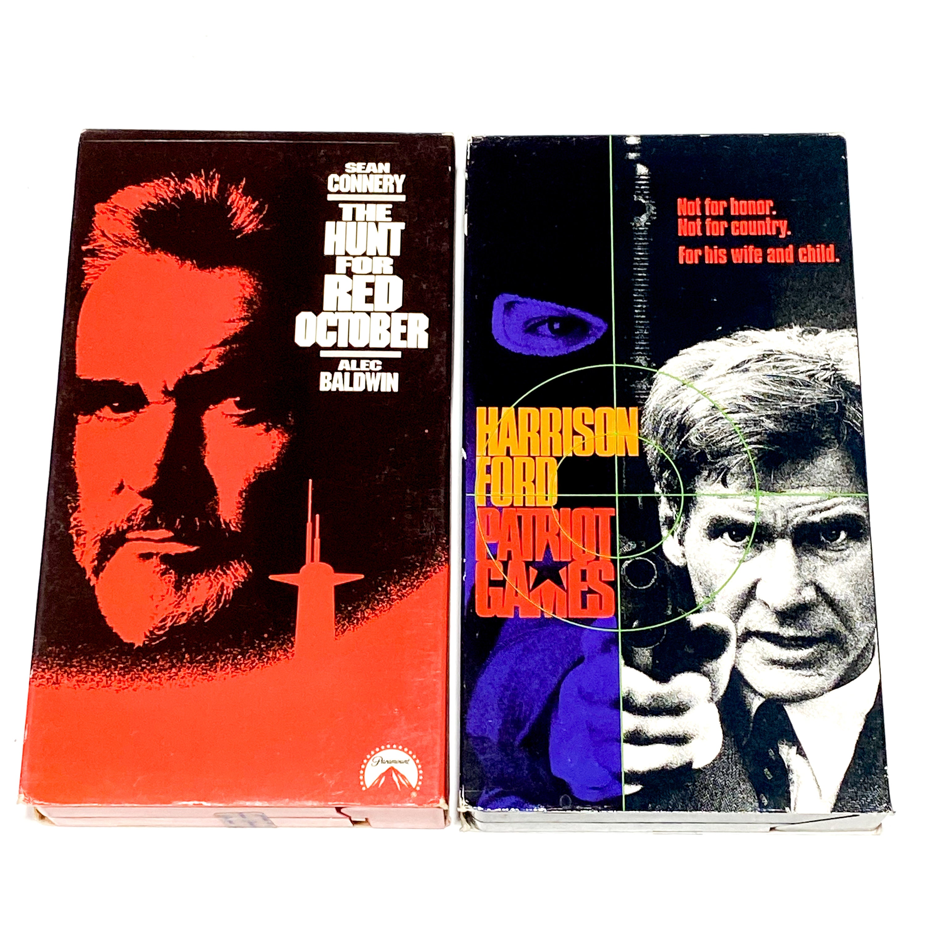 Hunt for Red October & Patriot Games VHS Movie Lot of 2 - Etsy