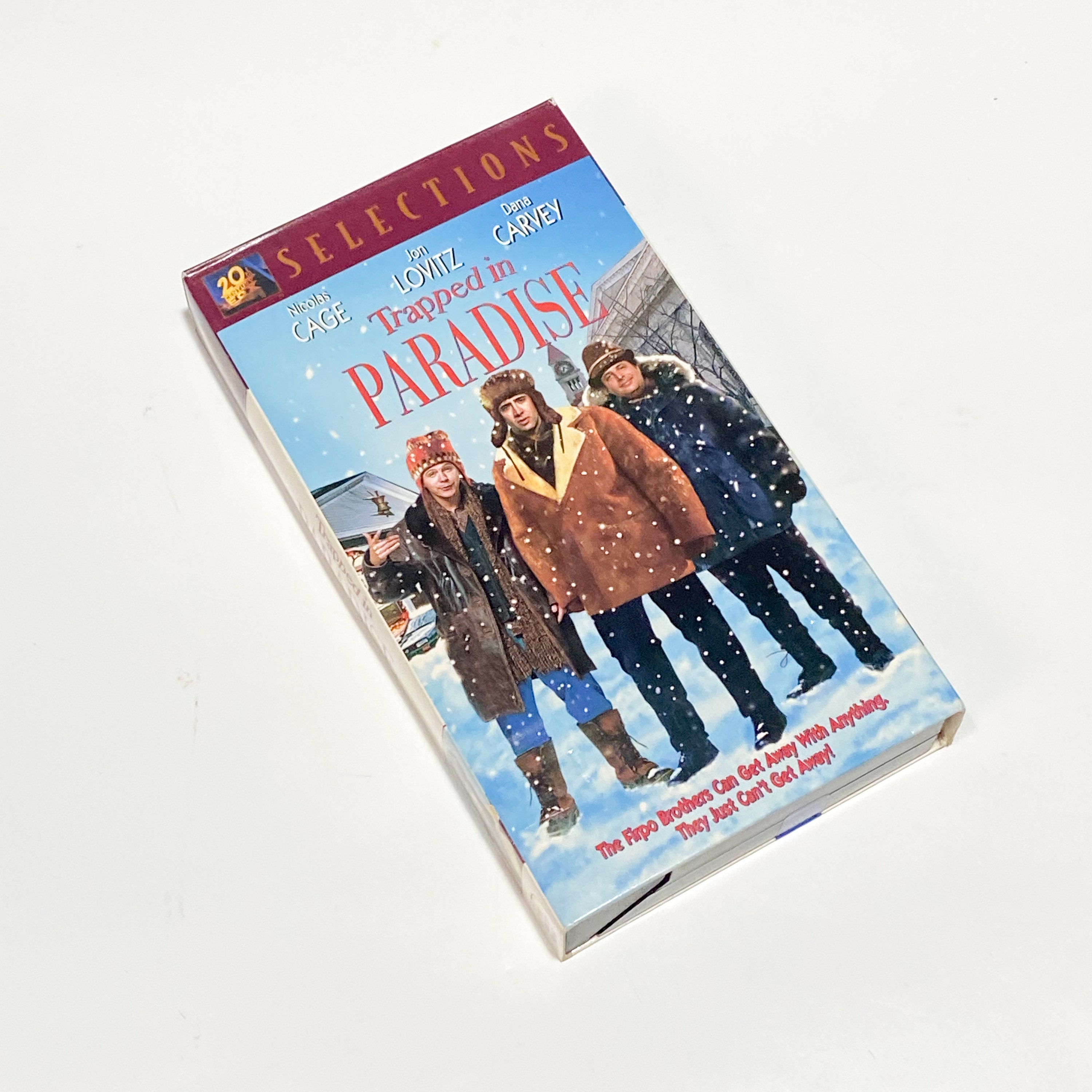 Trapped in Paradise Nicolas Cage VHS Movie VCR Tape Video Cassette Tape ...