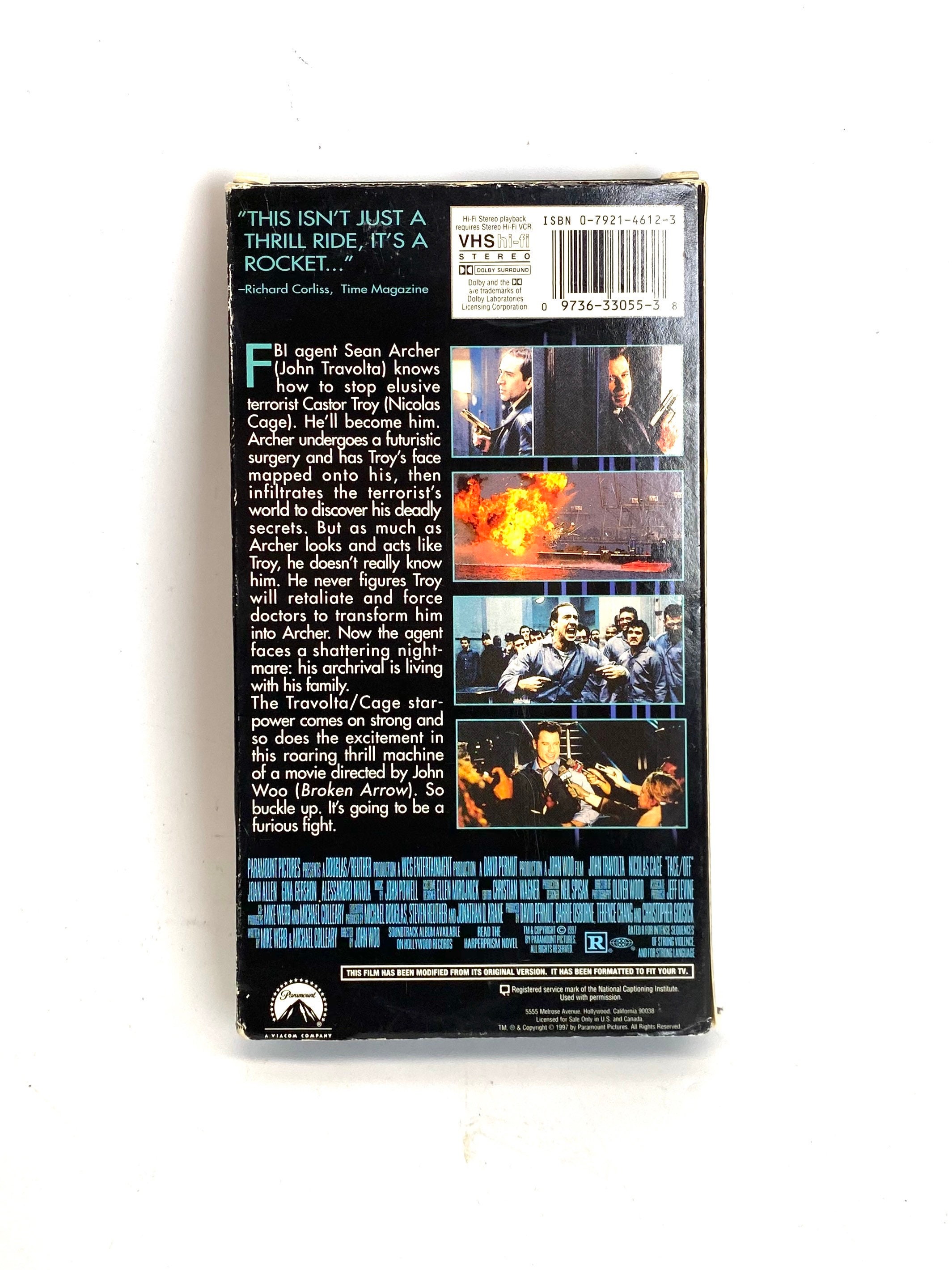 Face off VHS Movie John Woo Film Video Cassette Pre-owned Video ...