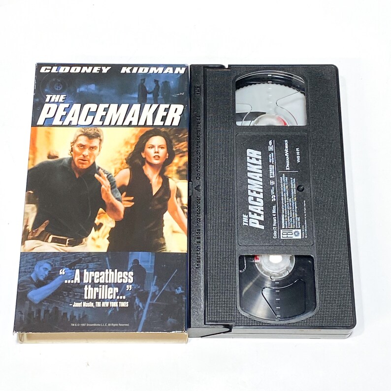 The Peacemaker Action VHS Movie VCR Tape Video Cassette Tape Cult ...