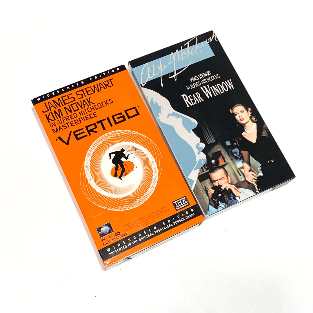 Vertigo & Rear Window VHS Lot of 2 Alfred Hitchcock Movies - Etsy