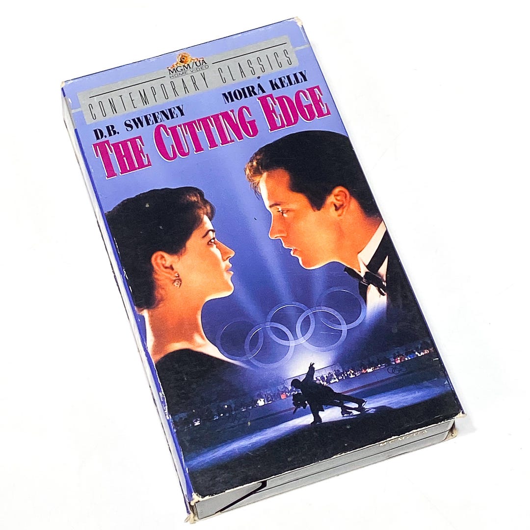 The Cutting Edge - DB Sweeny - VHS Movie - VCR Tape - Vintage Movie ...