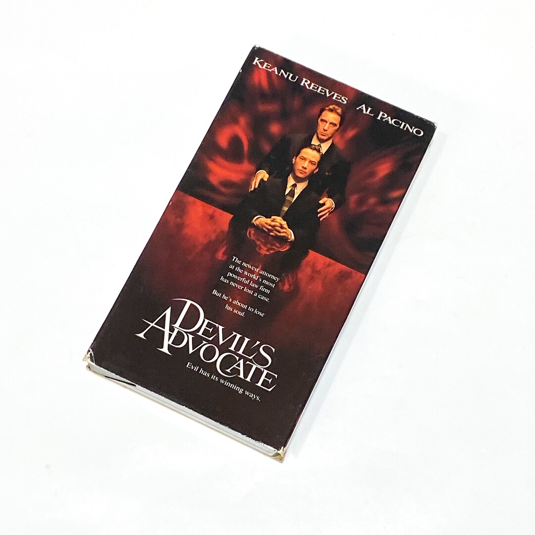 Devils Advocate - Keanu Reeves VHS Movie - VCR Tape - Cult Classic Film ...
