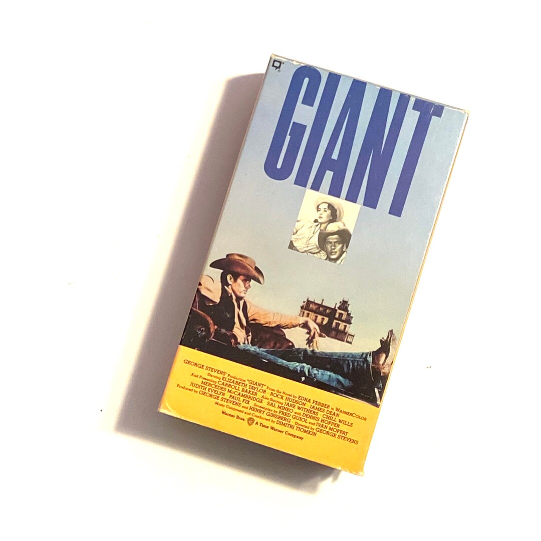 James Dean - Giant VHS - Epic Family Drama - Pre Owned - Very Good ...