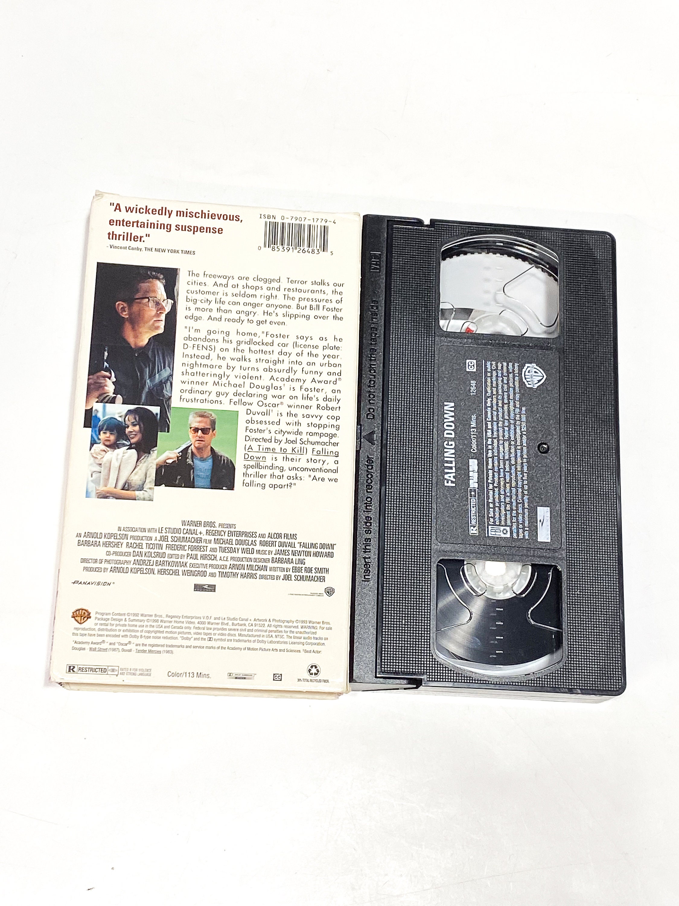 Falling Down VHS Tape: Cult Classic Movie, Pre-owned - Etsy