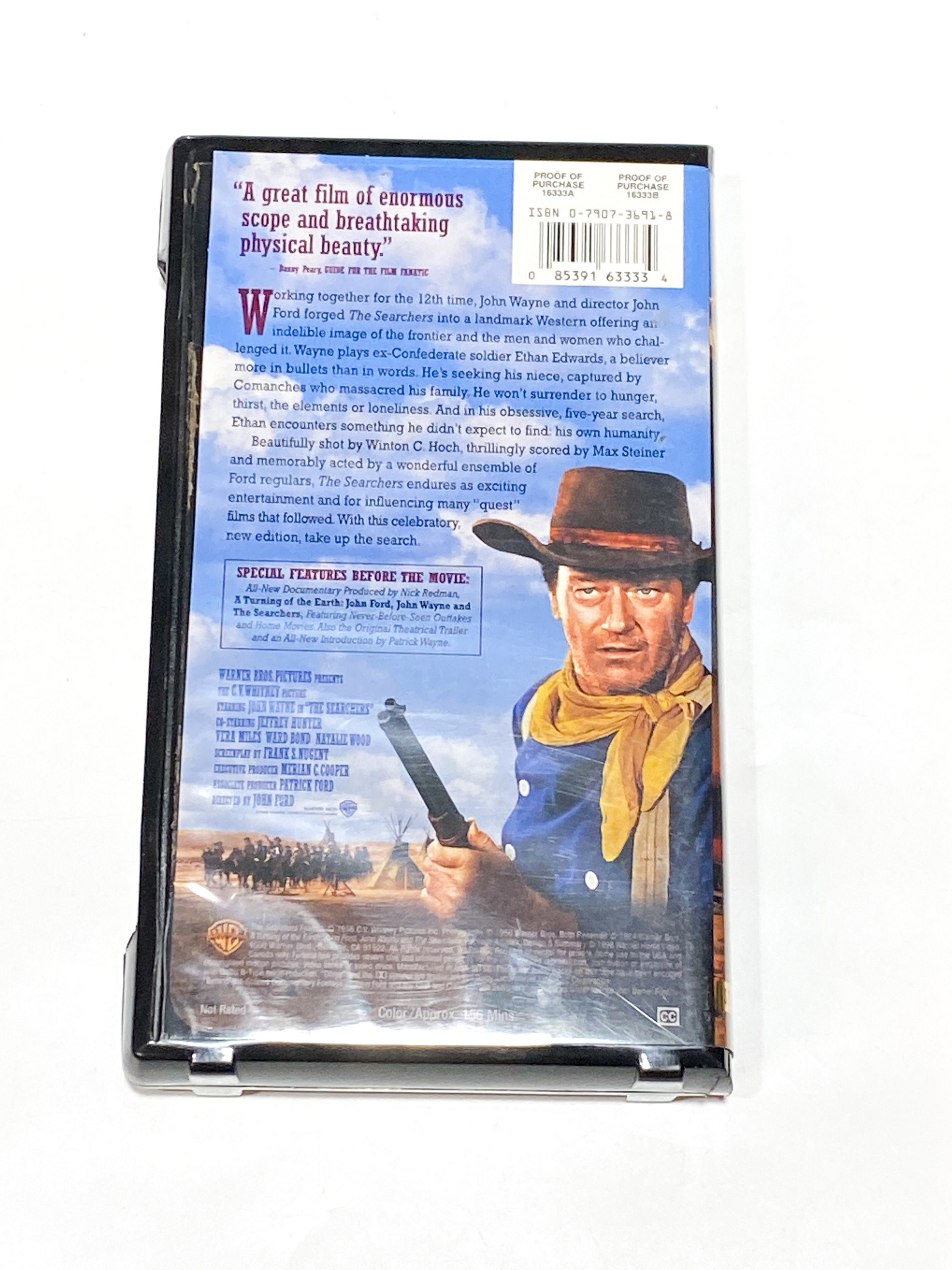 The Searchers & True Grit John Wayne VHS Movie Lot of 2 VCR Tape Cult ...