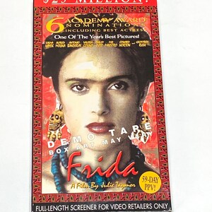 Frida Kahlo - VHS Movie - VCR Video Tape - Cult Classic Film - Video ...