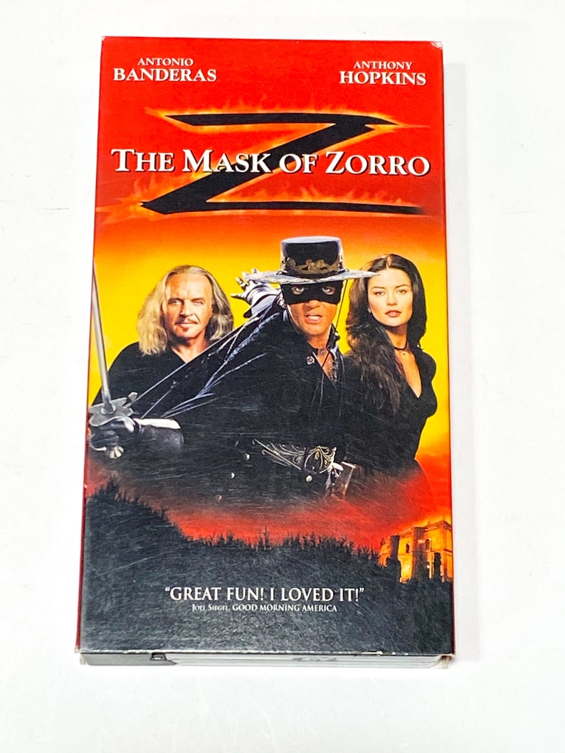The Mask of Zorro VHS Classic Movie Pre-owned Video - Etsy