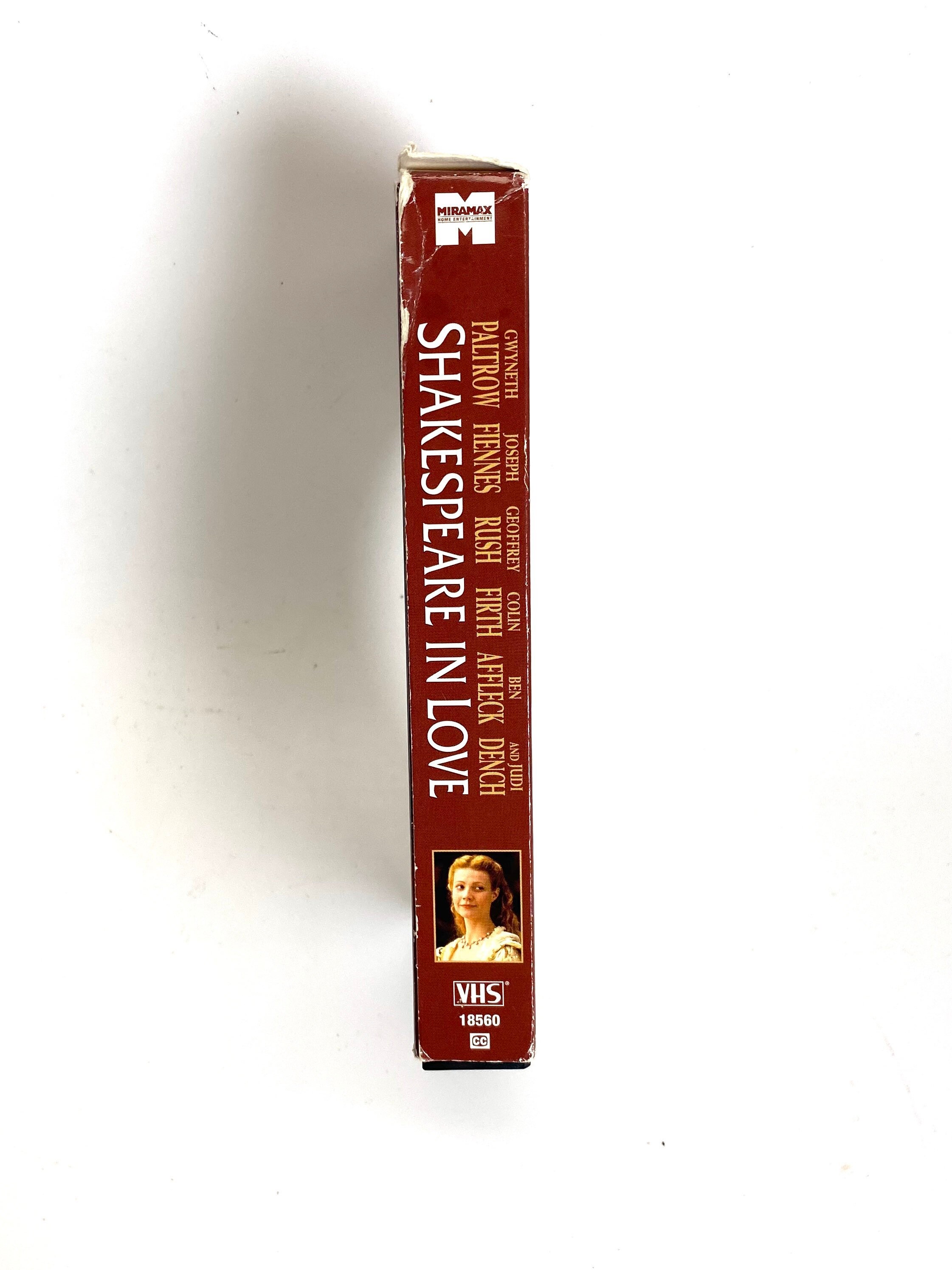 Shakespeare in Love VHS Movie Film Video Cassette - Etsy