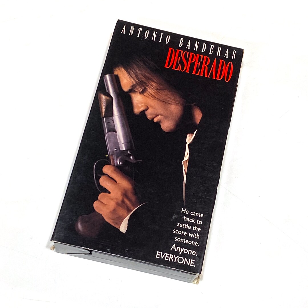 Desperado - Antonio Banderas - Vintage VHS Tape - Rare Collectible, Nostalgic Retro Film - Cult ...