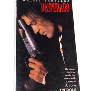 Desperado Antonio Banderas Vintage VHS Tape Rare Collectible, Nostalgic Retro Film Cult Classic ...