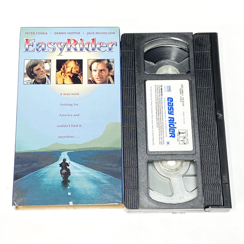 Easy Rider VHS Movie VCR Tape Cult Classic Film Video - Etsy