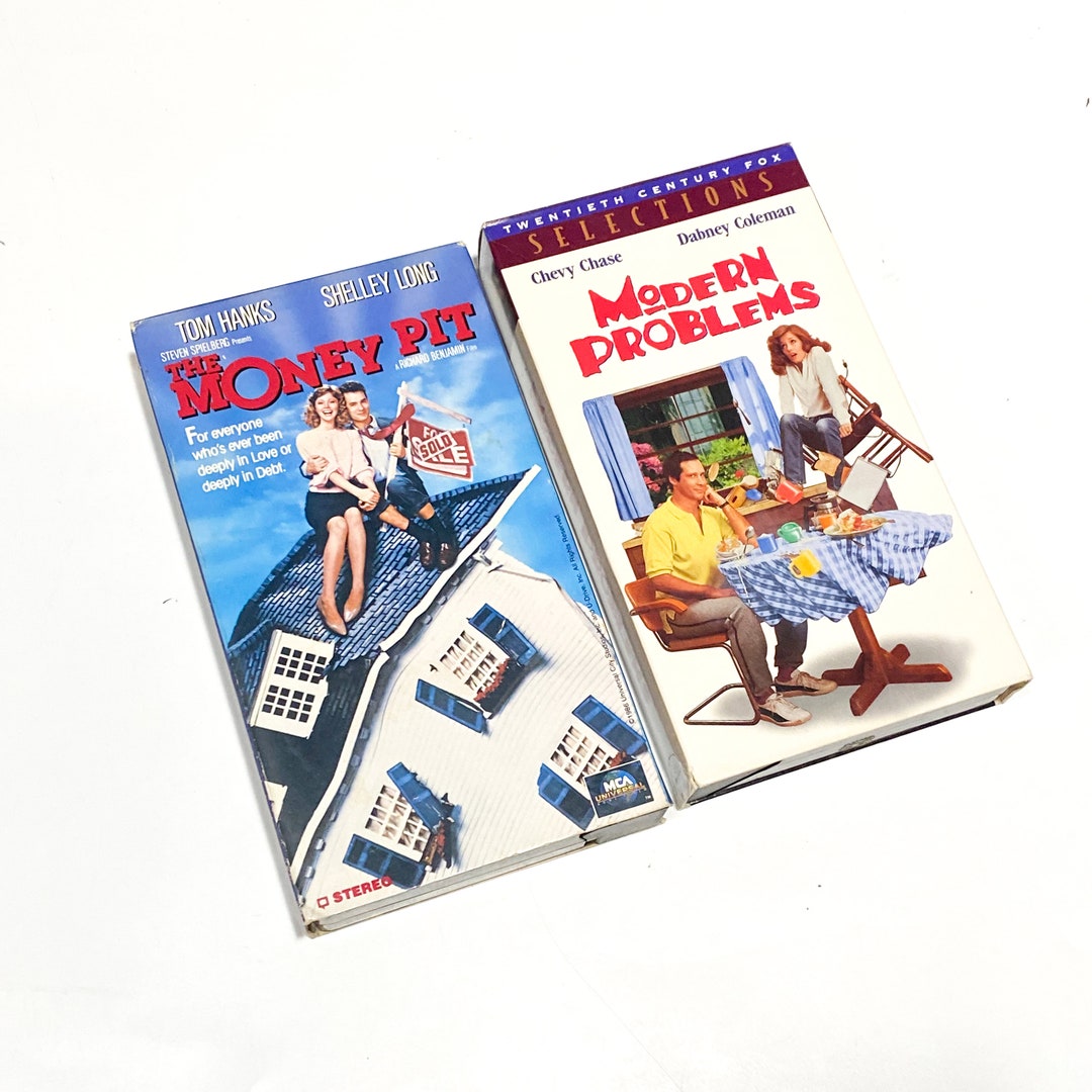 The Money Pit & Modern Problems - VHS Movie Lot of 2 - VCR Tape - Video ...