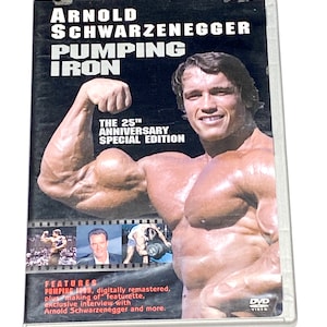 Pumping Iron DVD Arnold Schwarzenegger Body Building Film Classic Movie ...