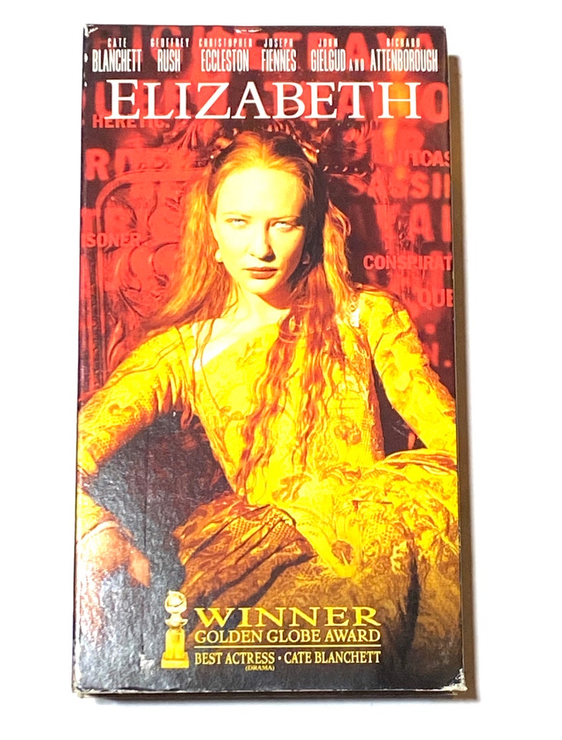 Kate Blanchett Elizabeth VHS Movie Film Video Cassette | Etsy