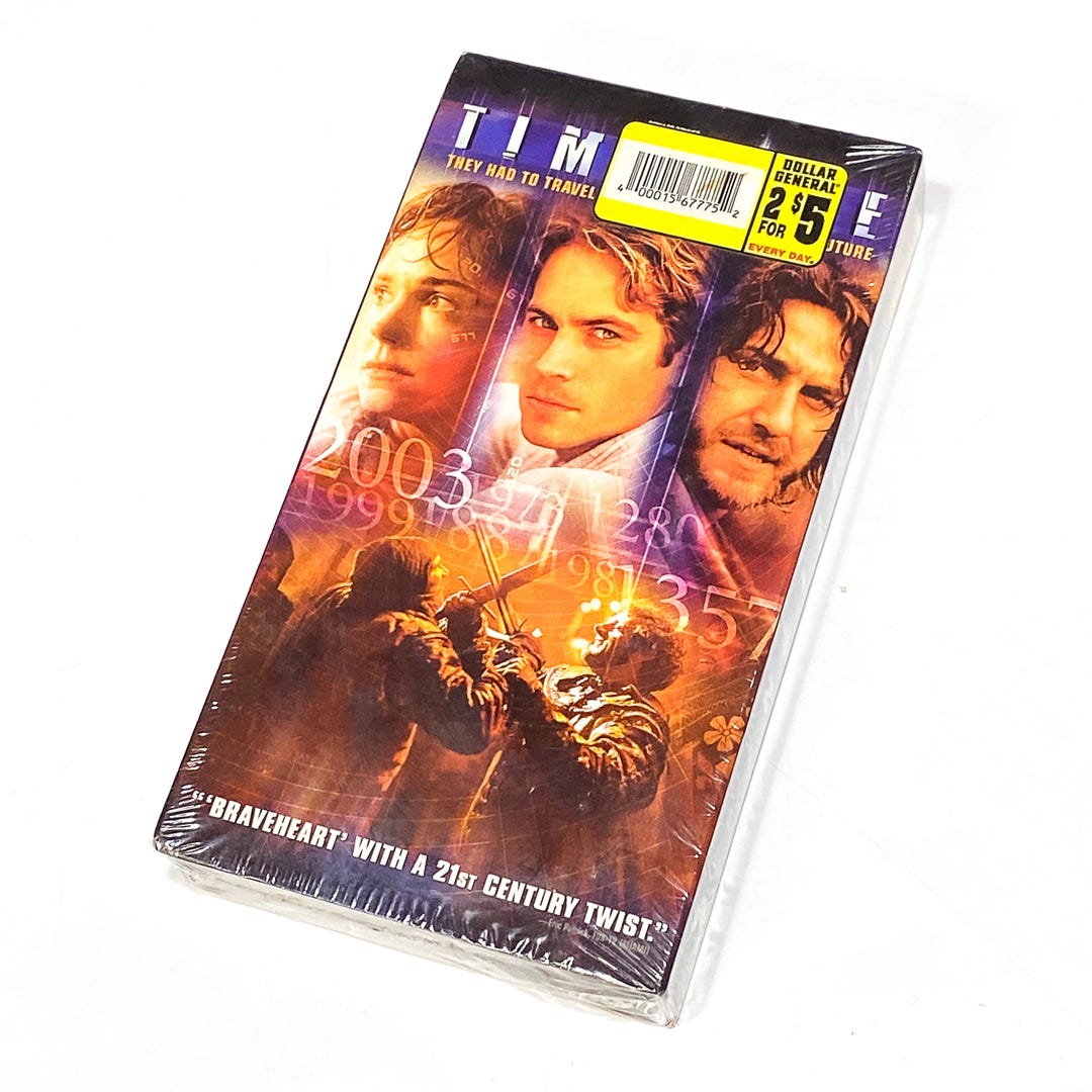 Vintage VHS Movie: Timeline New Sealed - Rare Sci-fi Film - Etsy