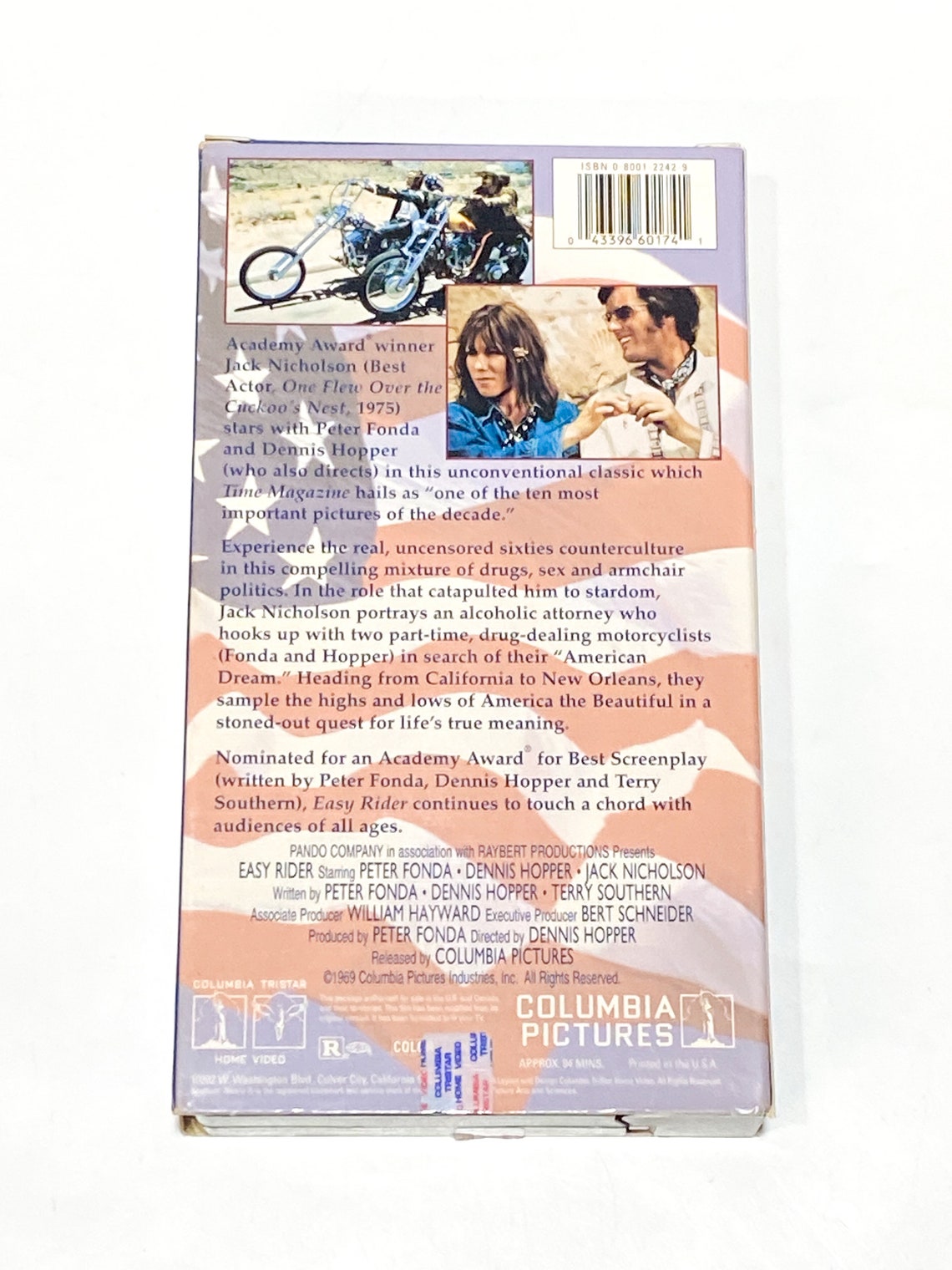 Easy Rider VHS Movie VCR Tape Cult Classic Film Video - Etsy