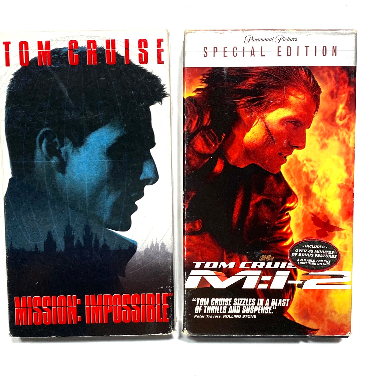 VHS Movie Lot: Mission Impossible 1 and 2 - Pre-owned Spy Action - Etsy