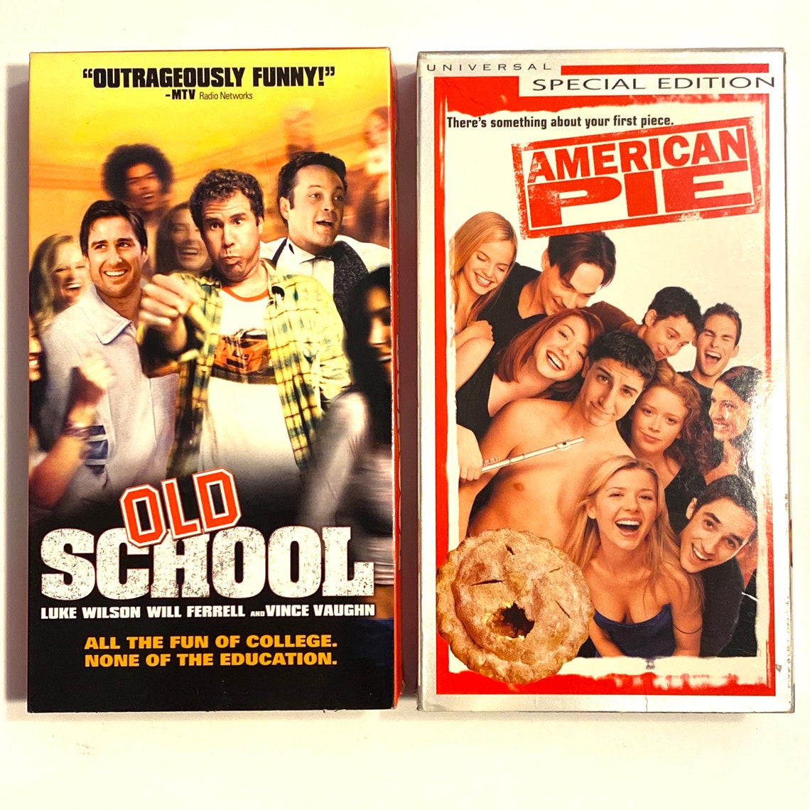 Old School & American Pie VHS Movie Pre-owned Video Cassette - Etsy