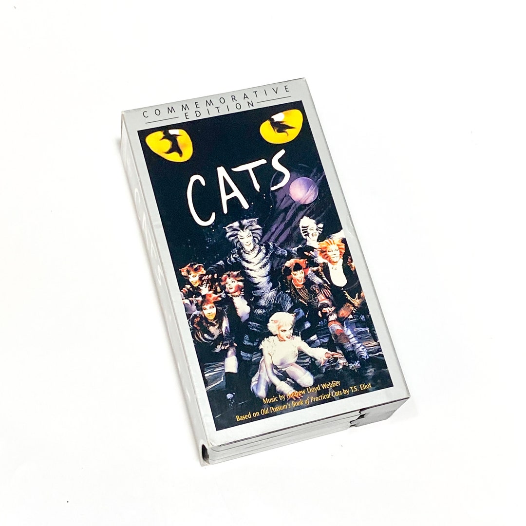 Cats the Musical VHS Movie VCR Tape Video Cassette Tape Cult Classic ...